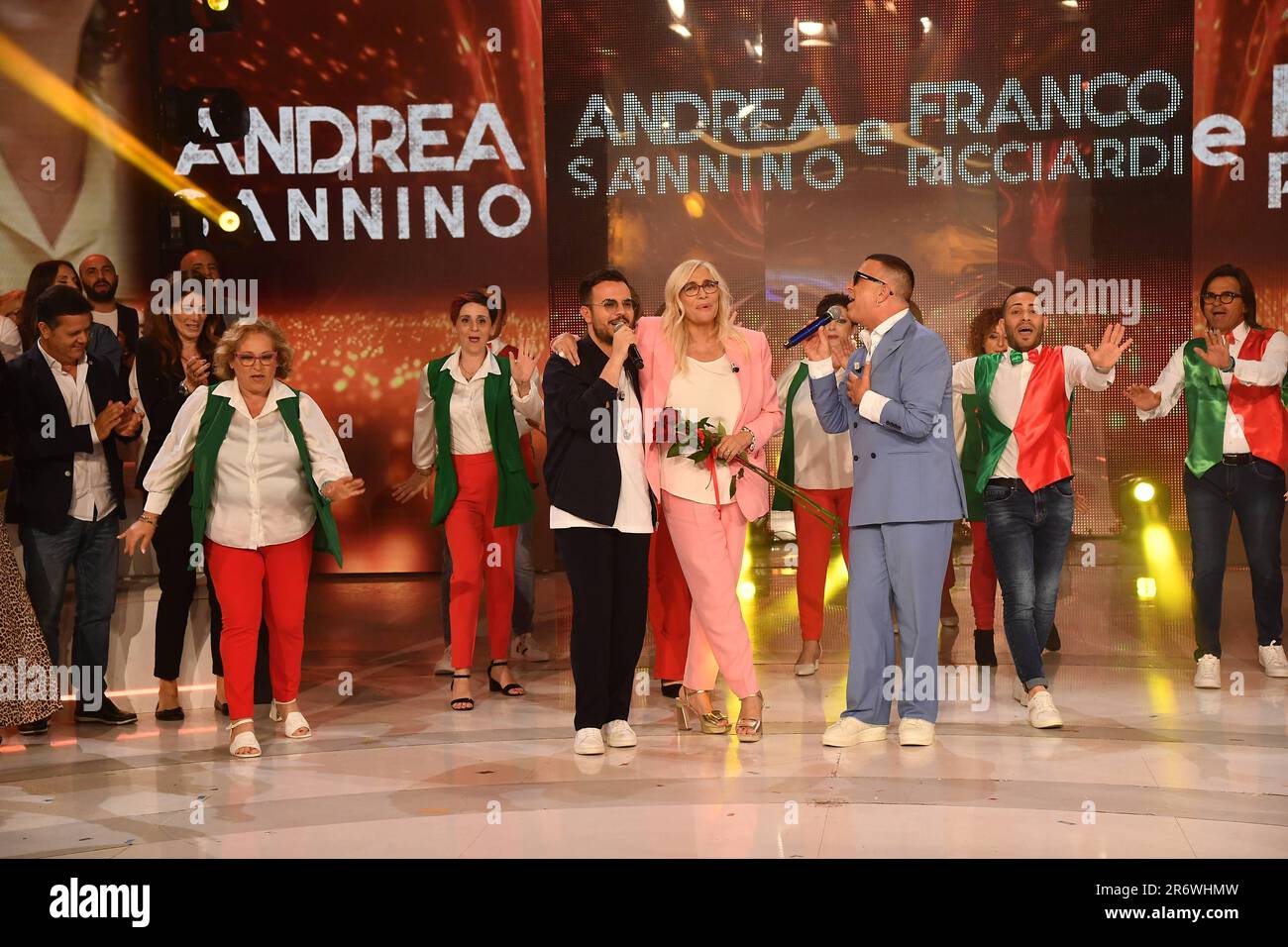 Rome, Italy. 11th June, 2023. Rome : Rai studios ex Dear . Final ...