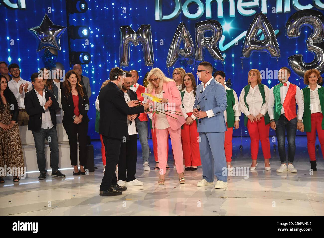 Rome, Italy. 11th June, 2023. Rome : Rai studios ex Dear . Final ...