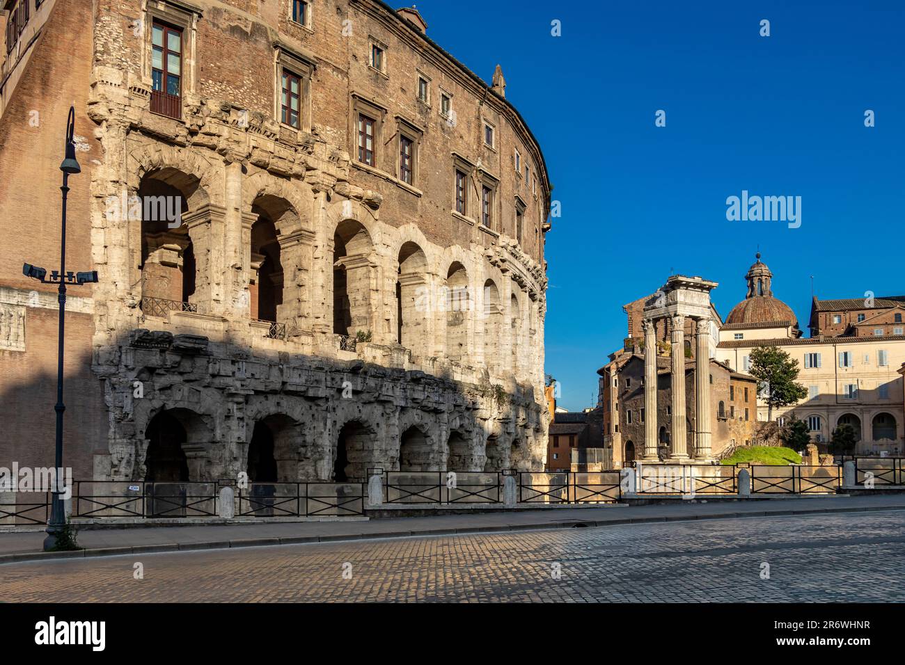 Teatro di Marcello,Theatre of Marcellus, an ancient open-air theatre in ...
