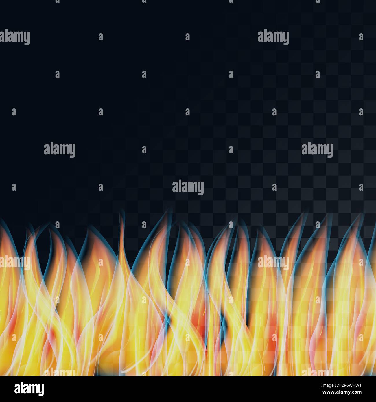 Orange smoke from flames Stock Vector Images - Alamy