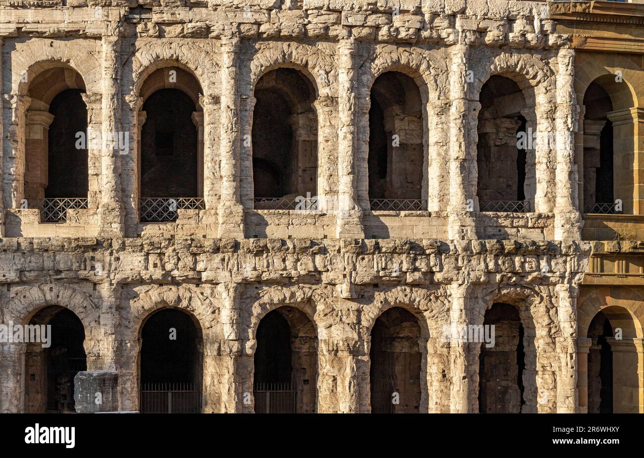 Teatro di Marcello,Theatre of Marcellus, an ancient open-air theatre in ...