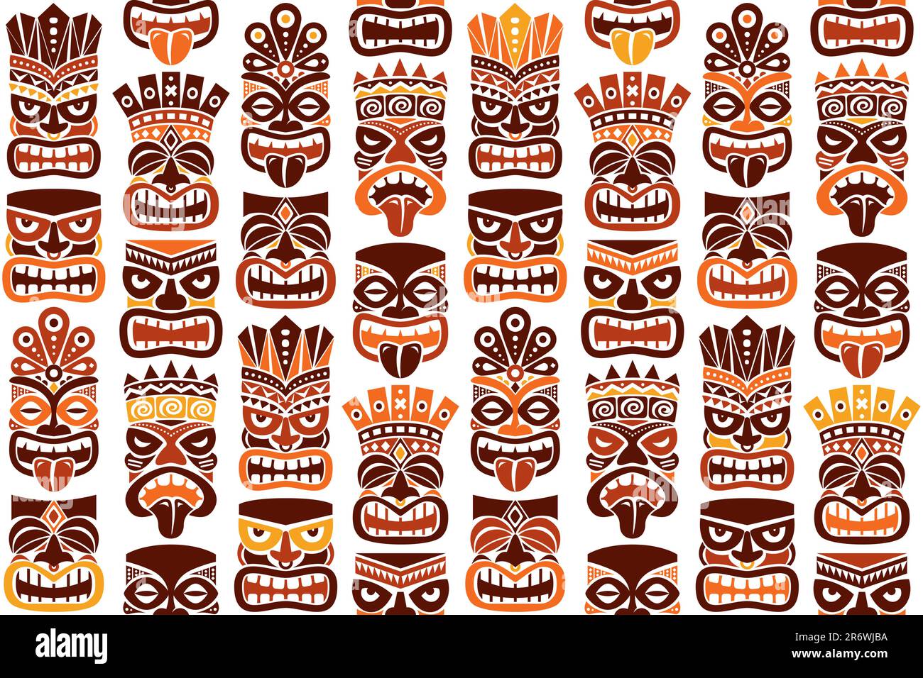 Tribal art hawaii Stock Vector Images - Alamy
