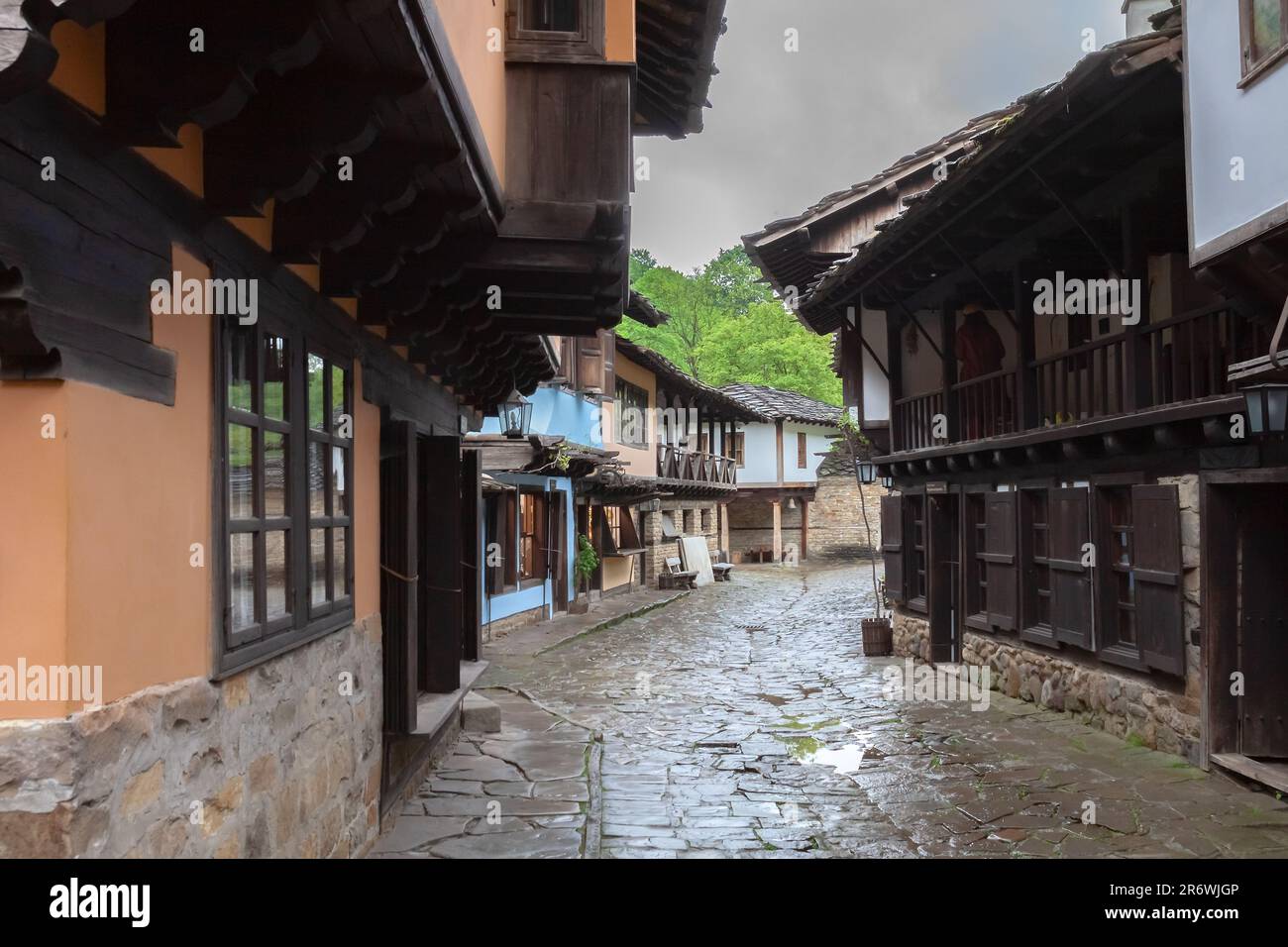 ETAR, GABROVO, BULGARIA- May 29, 2023: Ethnographic complex with ...