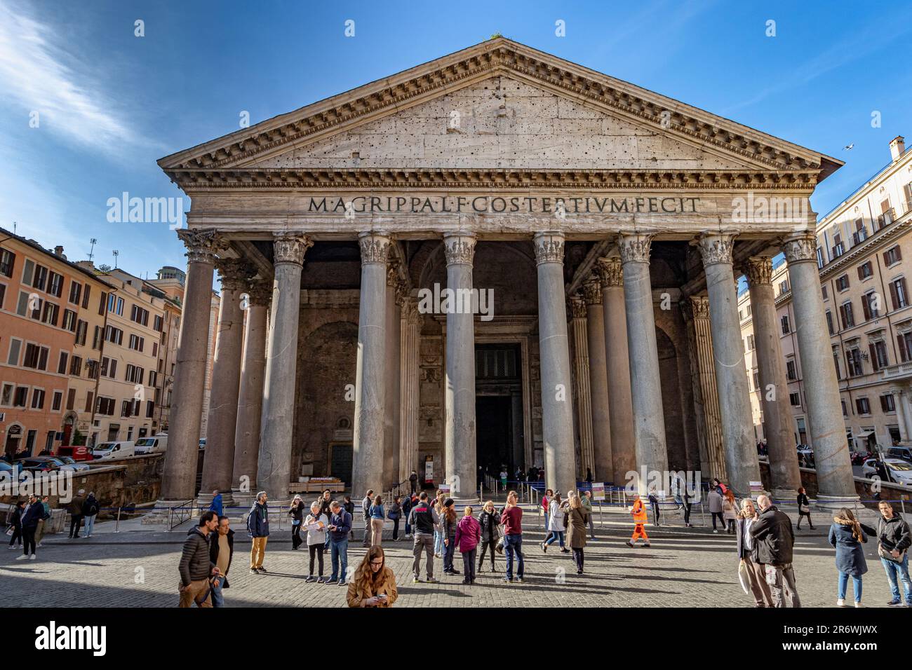 The Pantheon, Rome, Temple of Roman Gods located in Piazza Della ...