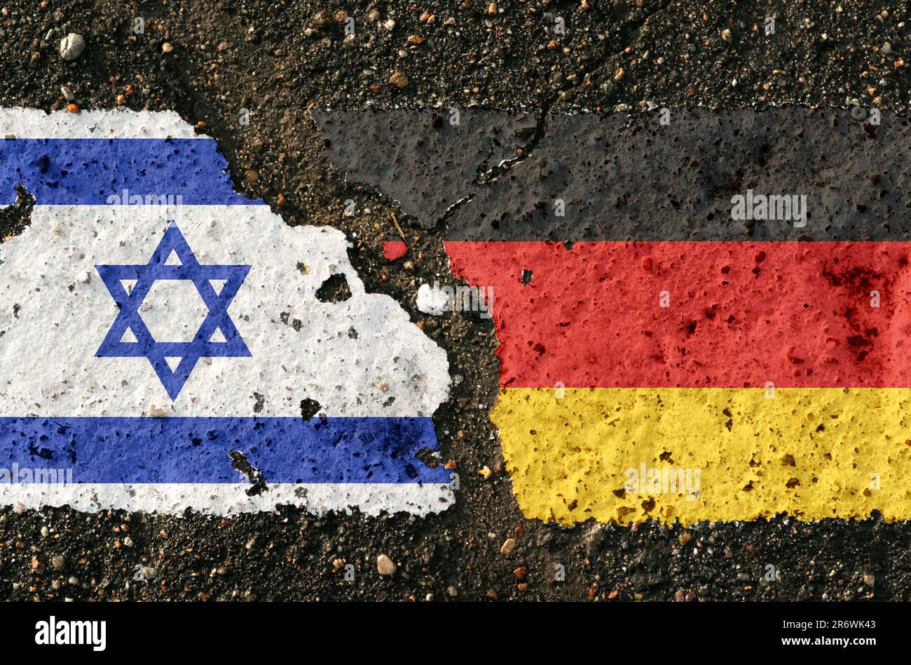 Flags of germany and israel hi-res stock photography and images - Alamy