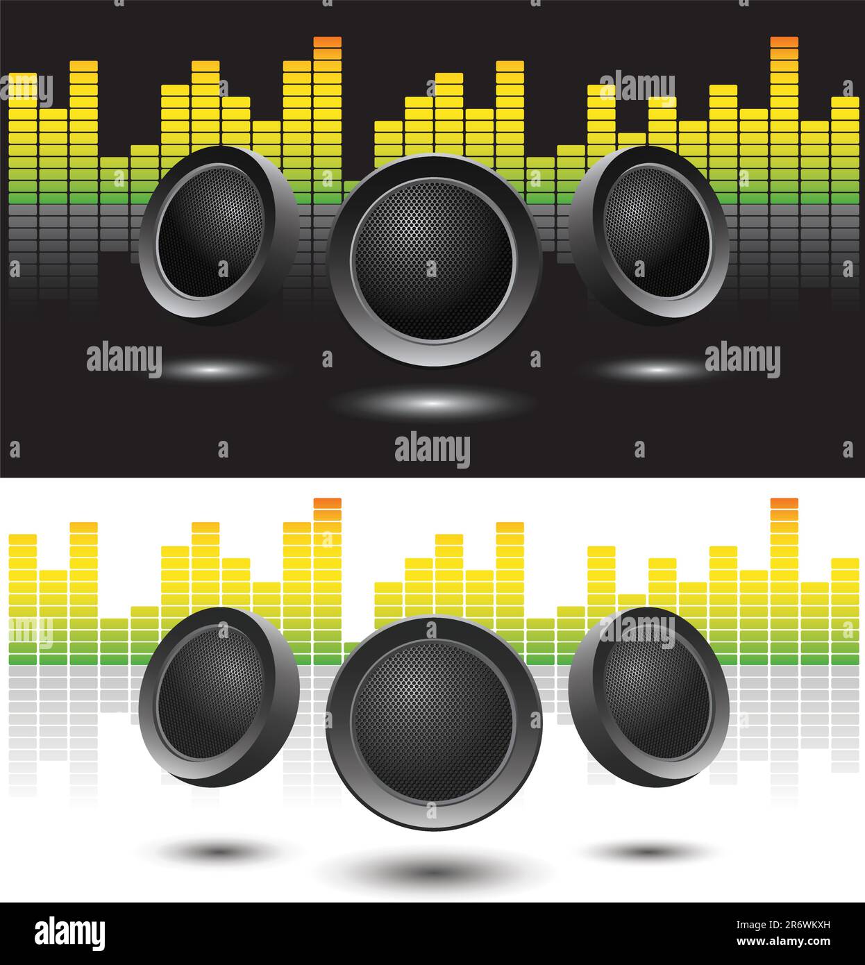 vector illustration of sound speakers Stock Vector Image & Art - Alamy