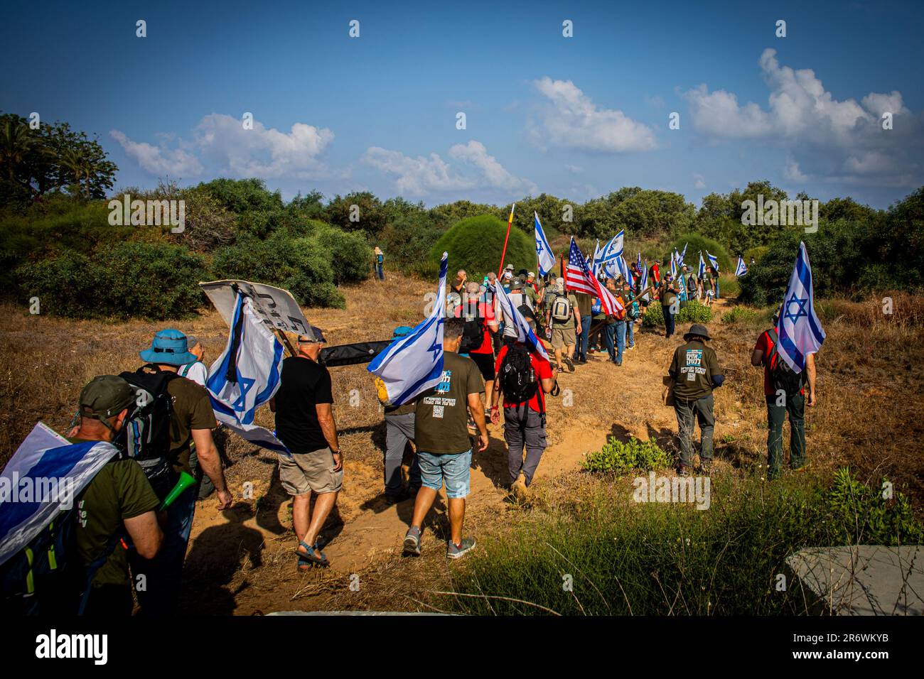 Caesarea, Israel. 11th June, 2023. Israeli active and veteran reserve ...