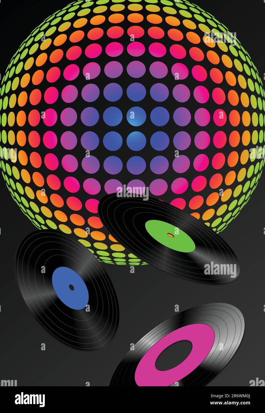 Club scene 1980s Stock Vector Images - Alamy