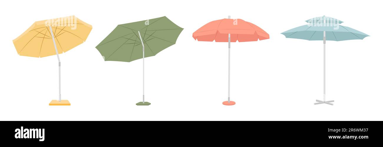 Cartoon beach umbrella Stock Vector Image & Art - Alamy