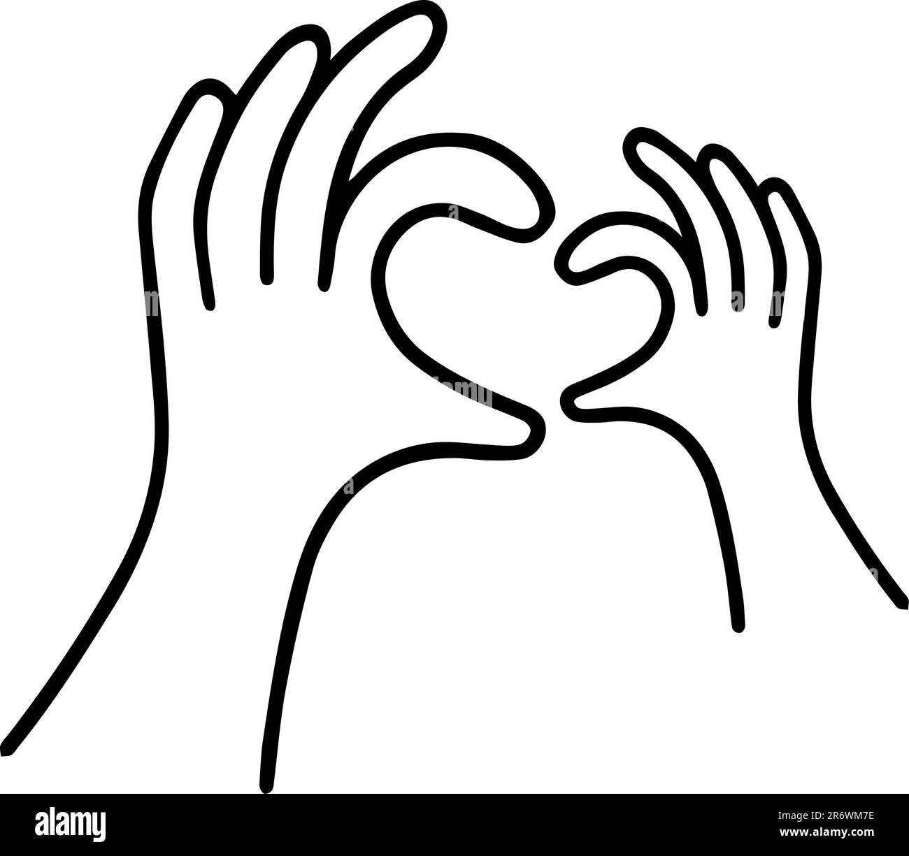 Parents and a kids hands forming a heart shape vector illustration ...