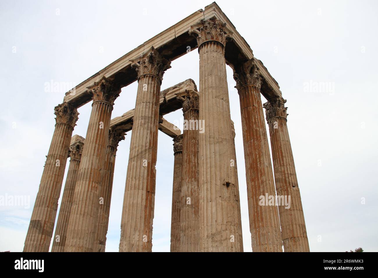 Hadrian's wall in Athens Greece Stock Photo - Alamy