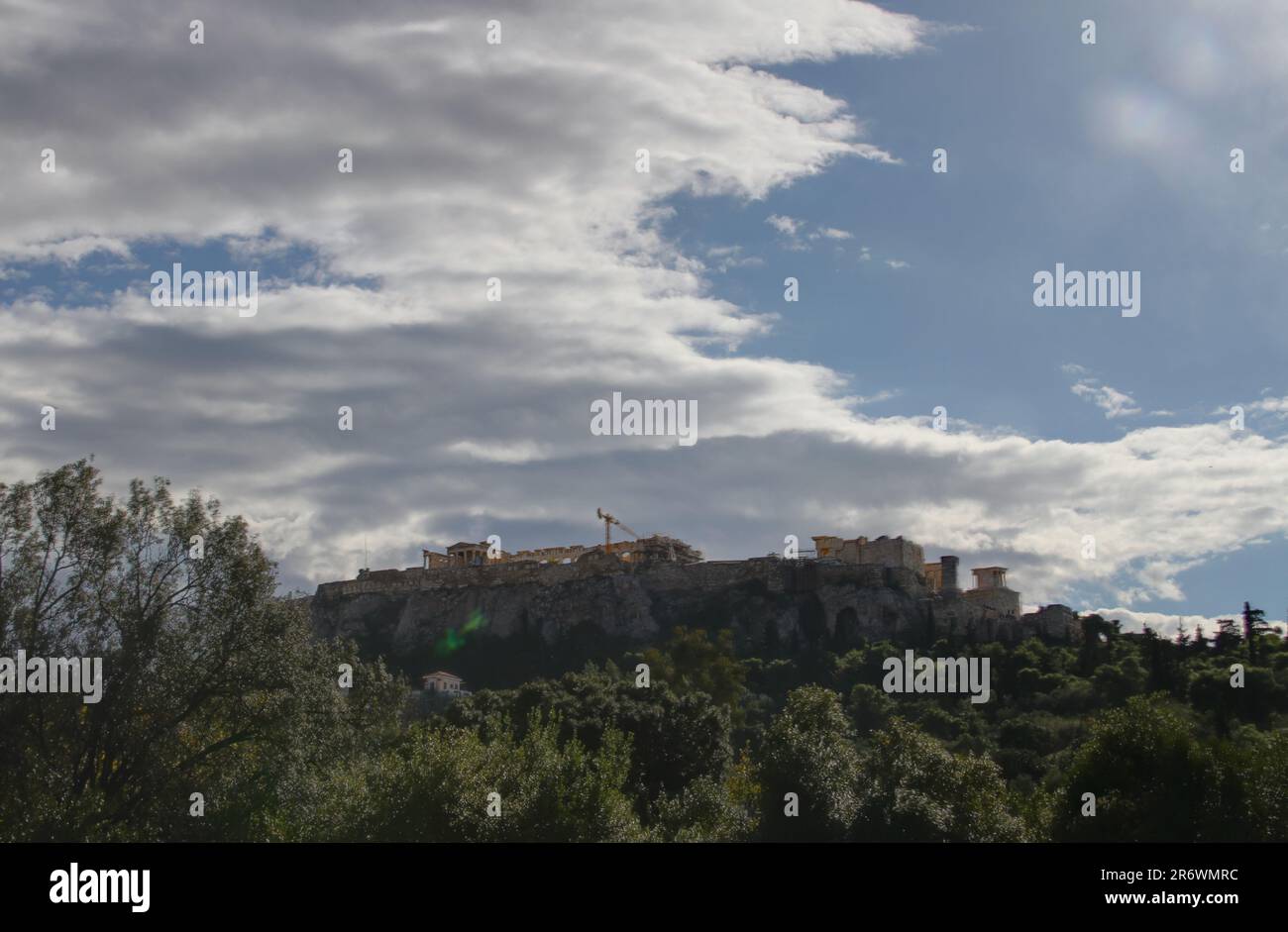 Ruins of Aghora, Athens Greece Stock Photo - Alamy
