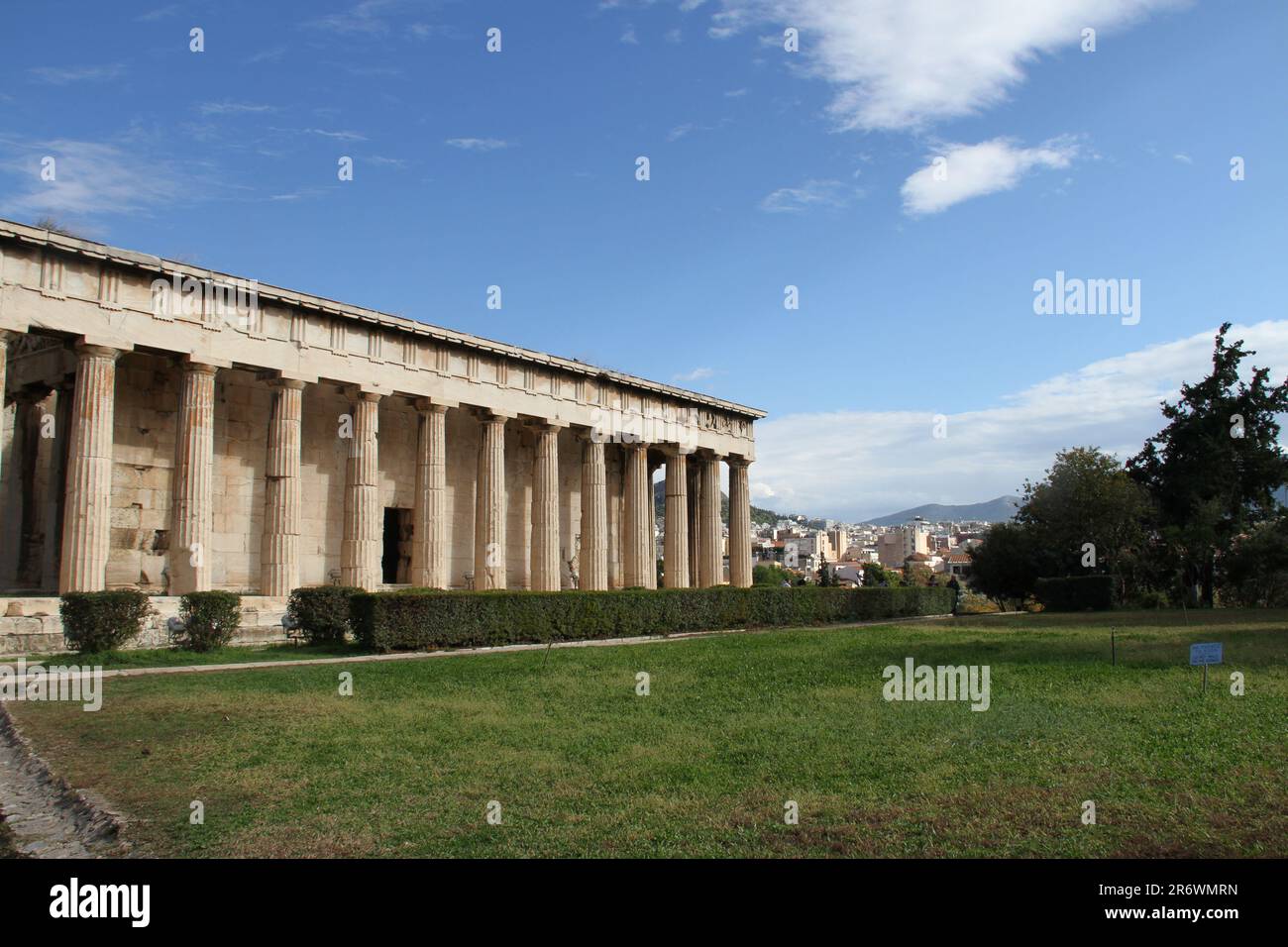 Ruins of Aghora, Athens Greece Stock Photo - Alamy