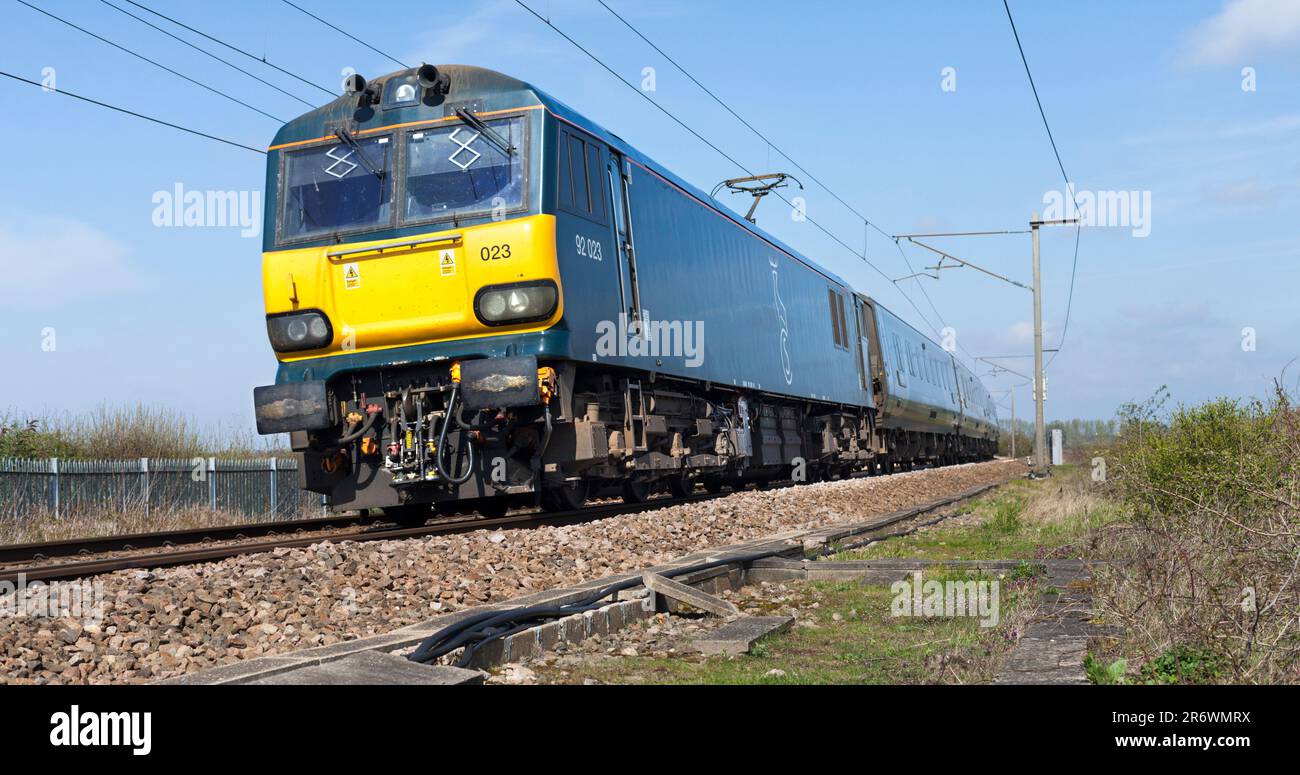 Class 92 electric locomotive hi-res stock photography and images - Alamy