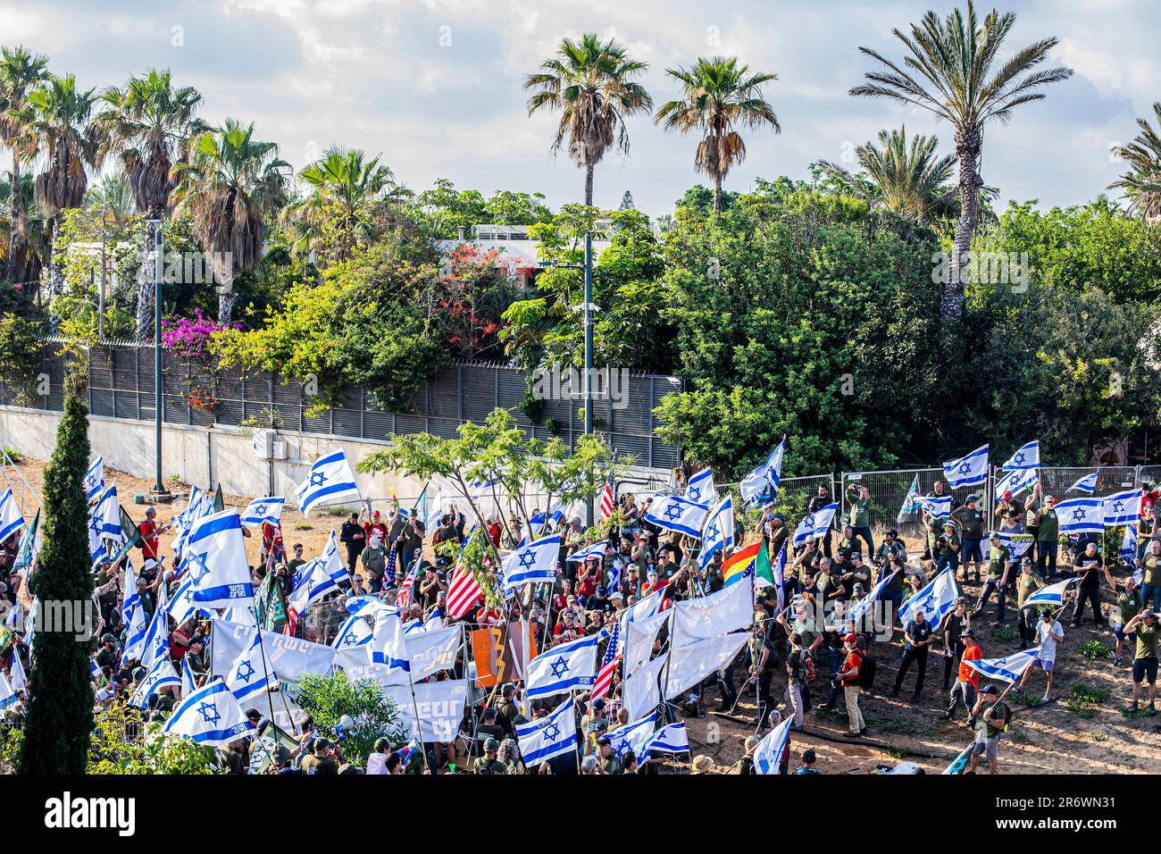 Caesarea, Israel. 11th June, 2023. Israeli active and veteran reserve ...