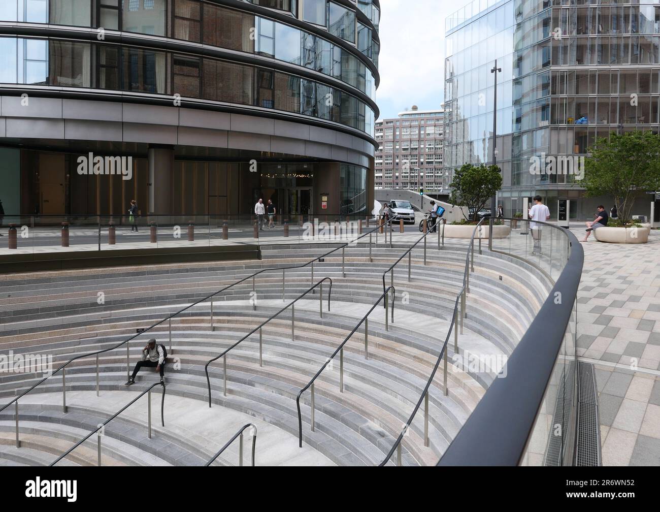 3 June 2023 - Battersea, London, UK: Steps outside Battersea Power ...