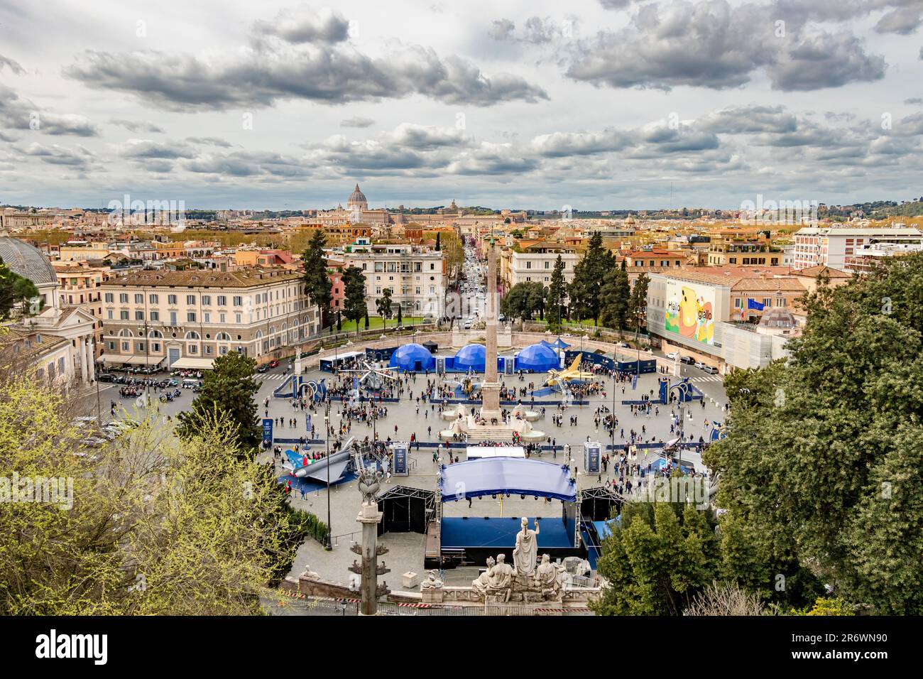 Terrazza del pincio rome hi-res stock photography and images - Alamy