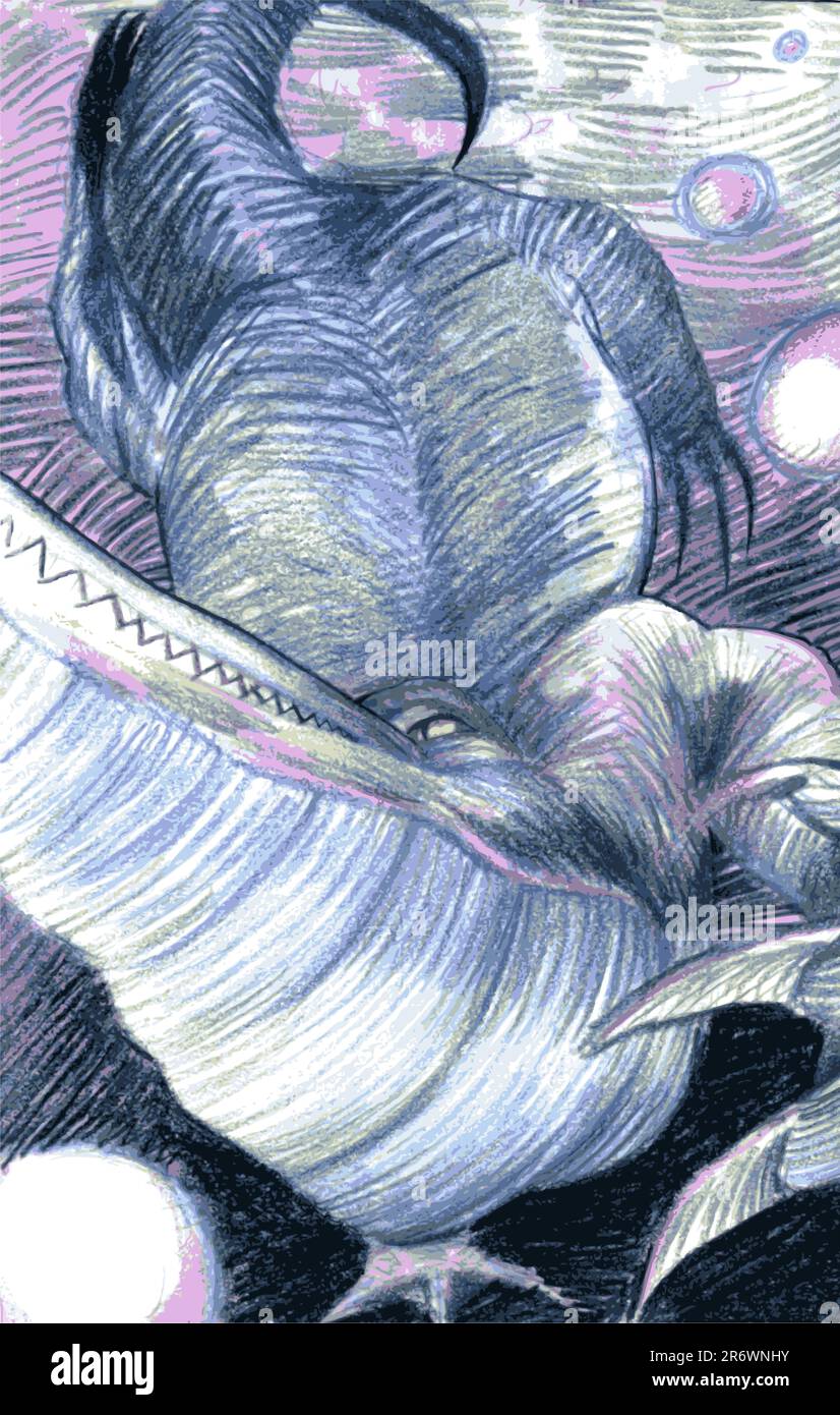 Hand drawn sketch of an alligator Stock Vector Image & Art - Alamy