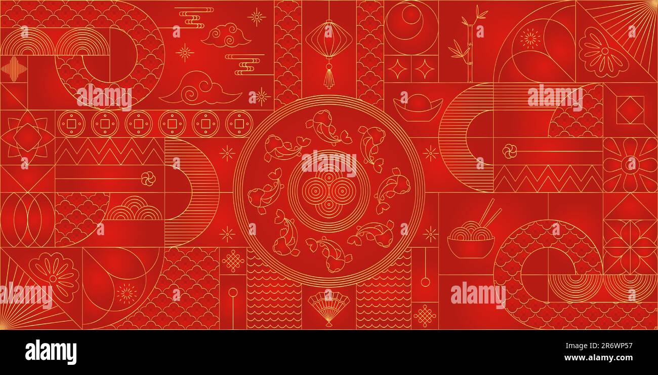 Geometric chinese pattern. Asian, japanese traditional motif Stock ...