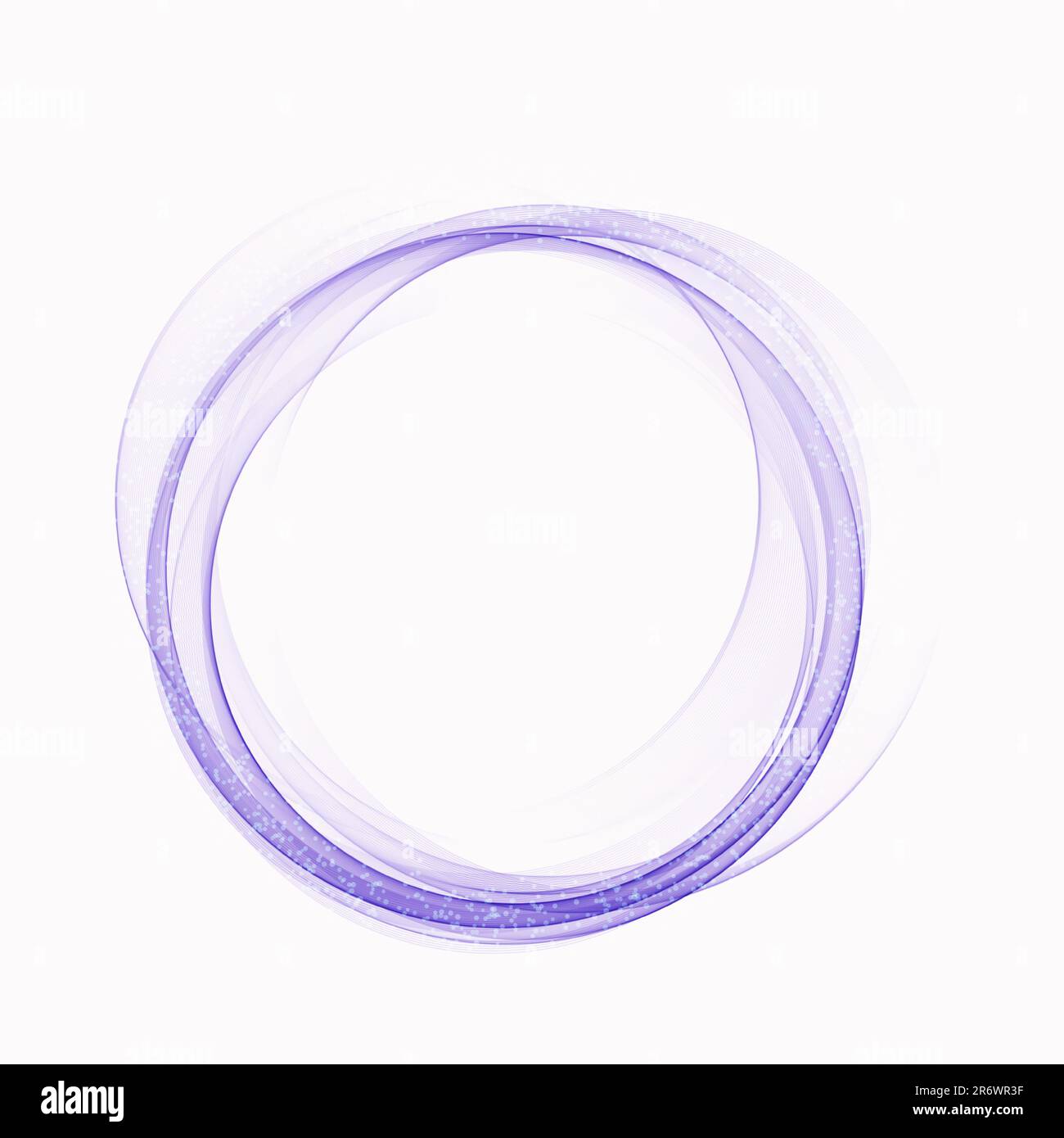 Abstract vortex energy circle. Blue wave design element in circle shape ...