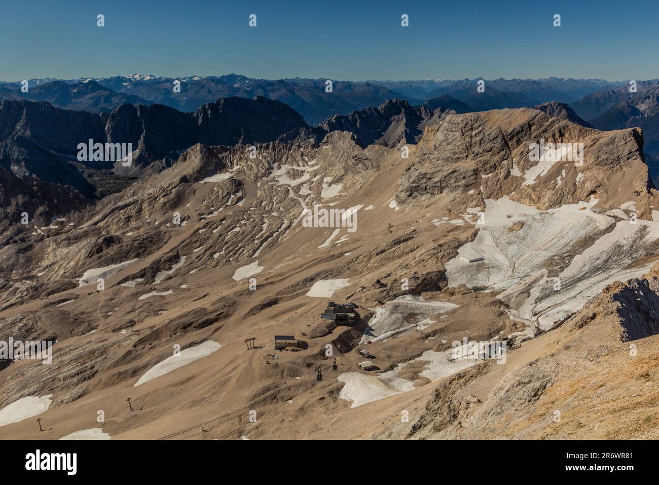 Zugspitzplatt plateau below Zugspitze peak, Germany Stock Photo - Alamy