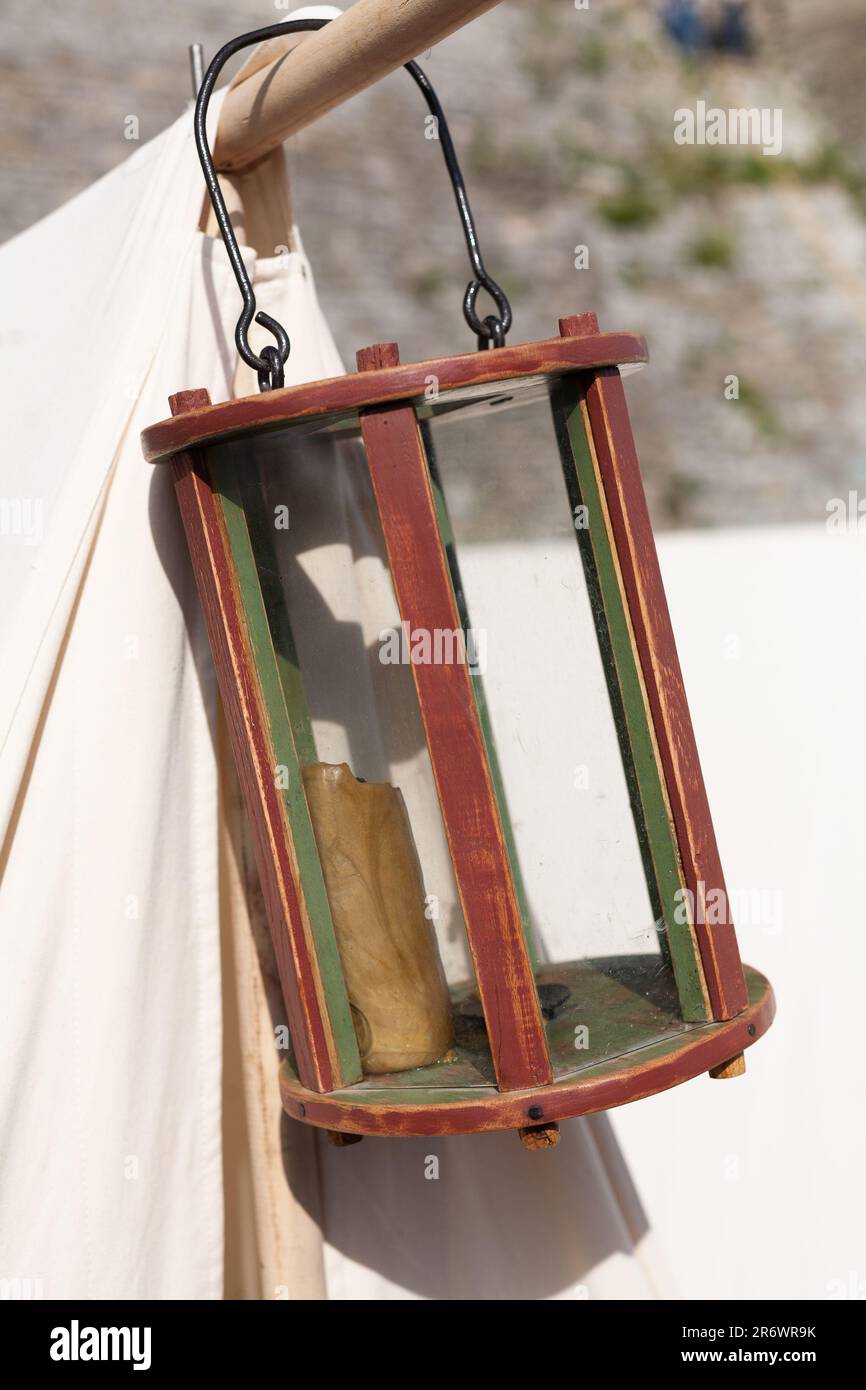 Old army lanterns hi-res stock photography and images - Alamy