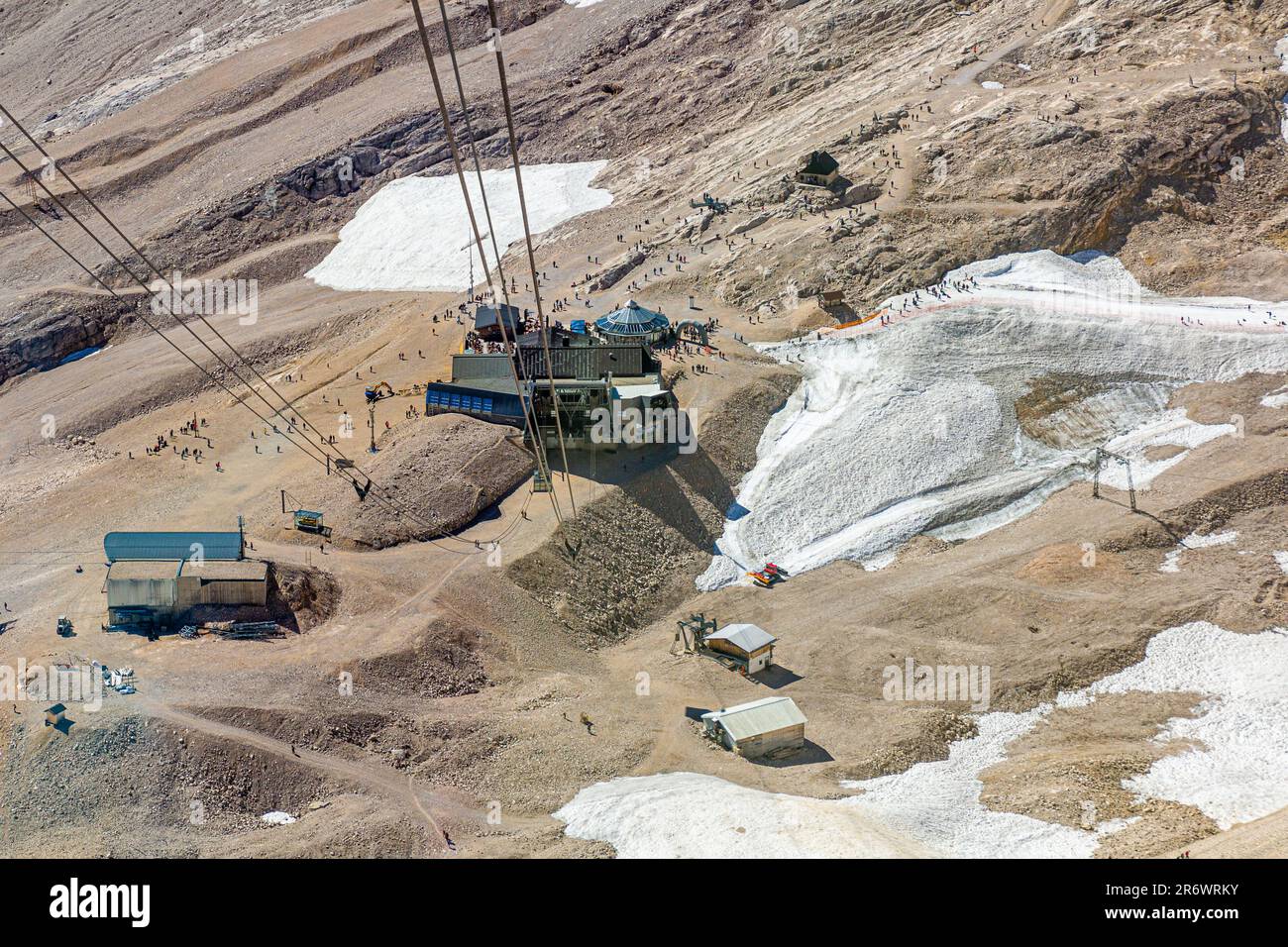 ZUGSPITZE, GERMANY - SEPTEMBER 4, 2019: Zugspitzplatt station of ...