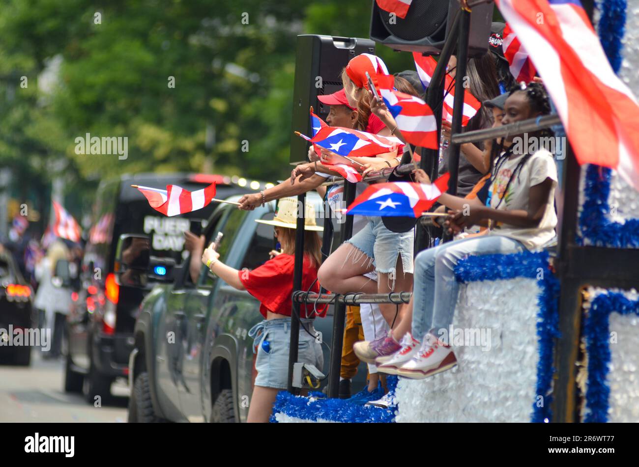 New York, United States. 11th June, 2023. Puerto Rican New Yorkers are ...