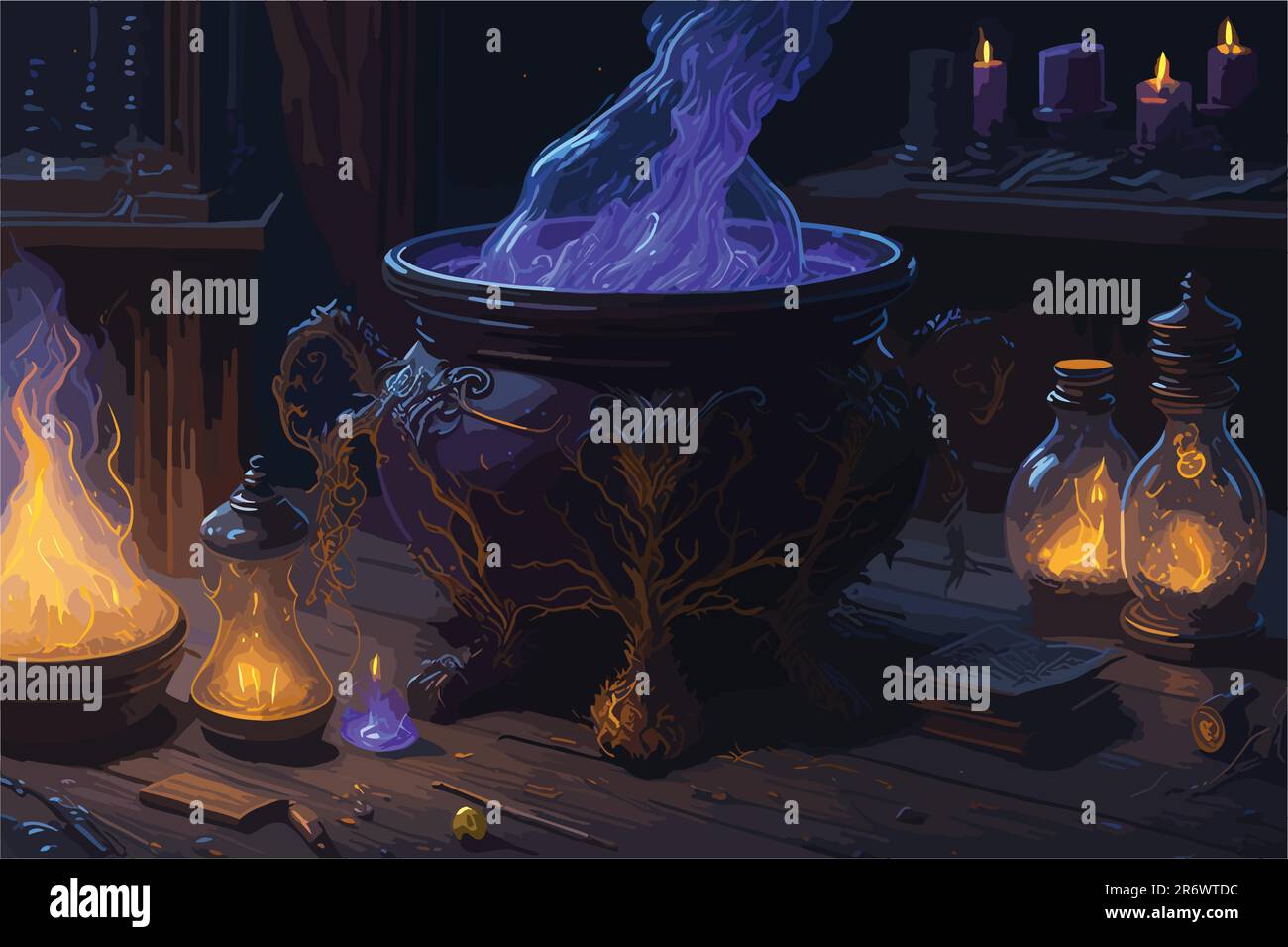 Mystical artifacts Stock Vector Images - Alamy