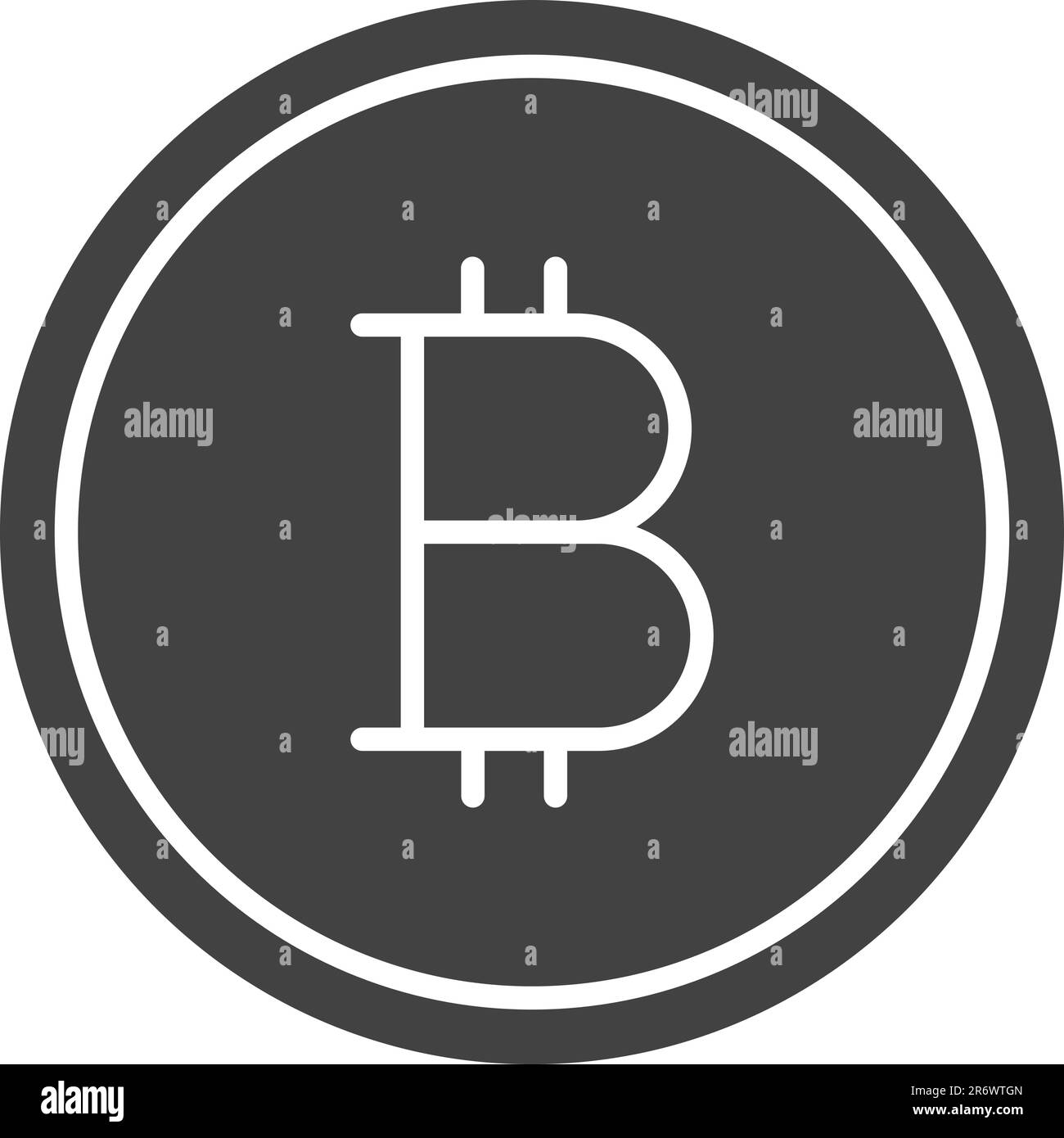 Bitcoin icon vector image Stock Vector Image & Art - Alamy