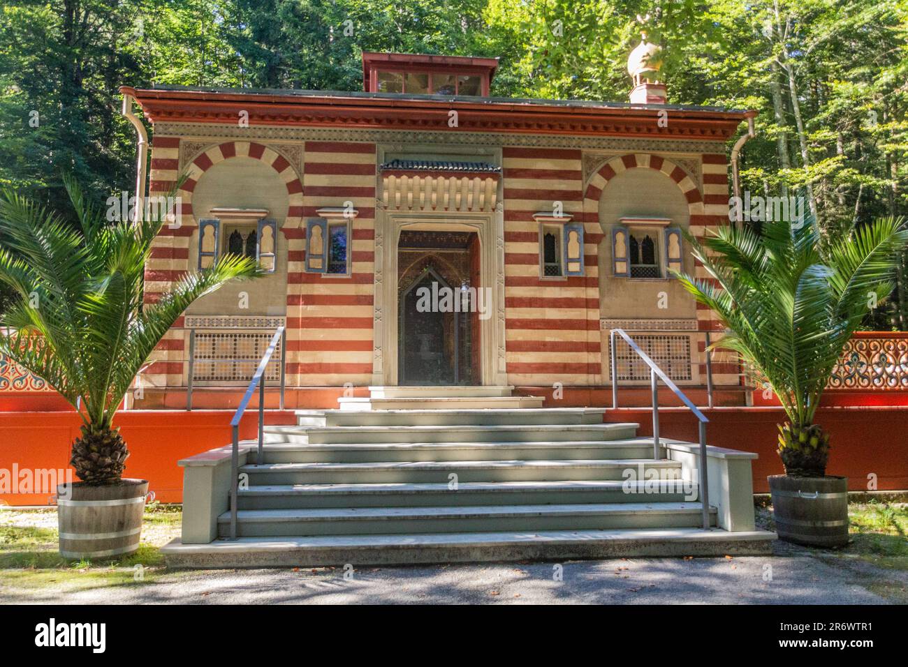 Moroccan house (Marokkanisches Haus) at the grounds of Linderhof palace ...