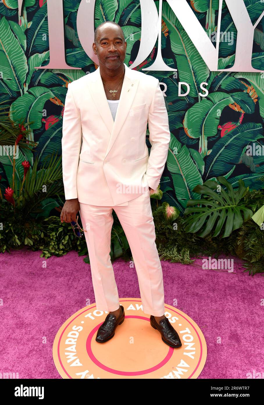 Emilio Sosa, chair of the American Theatre Wing, arrives at the 76th ...