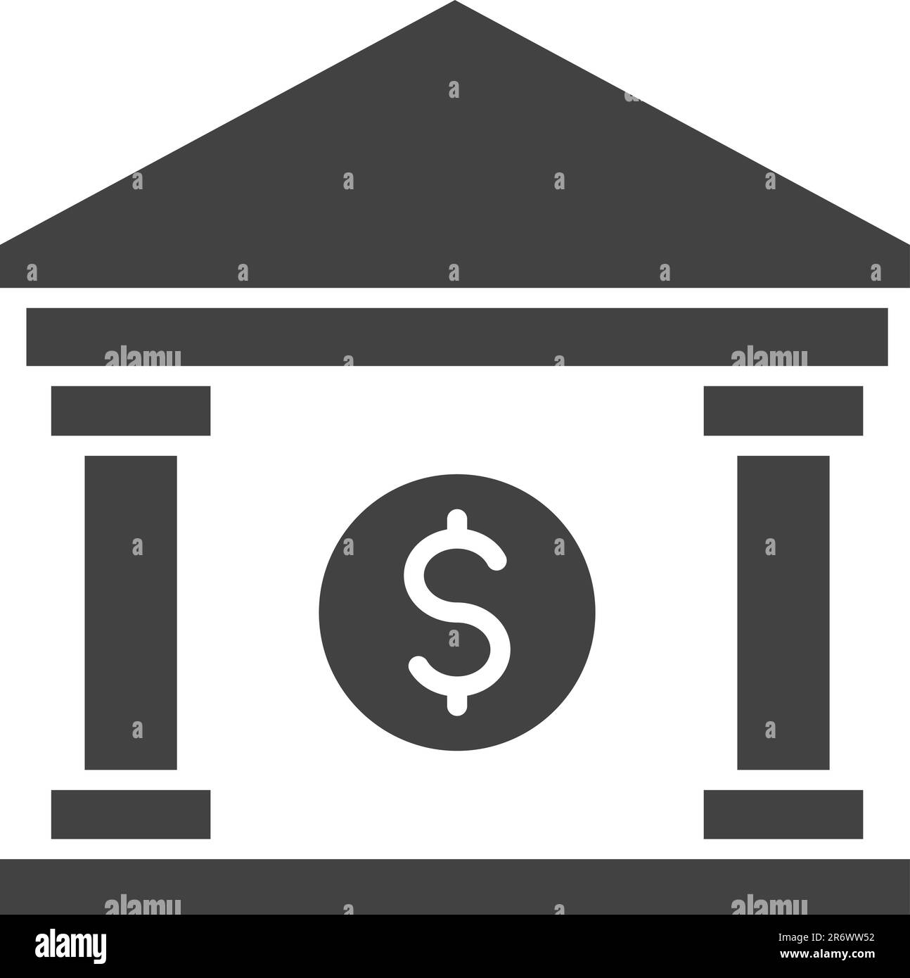 Bank icon vector image Stock Vector Image & Art - Alamy