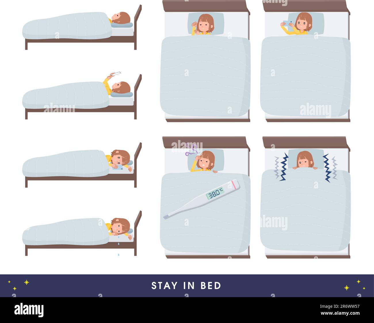 Women depression hospital Stock Vector Images - Alamy