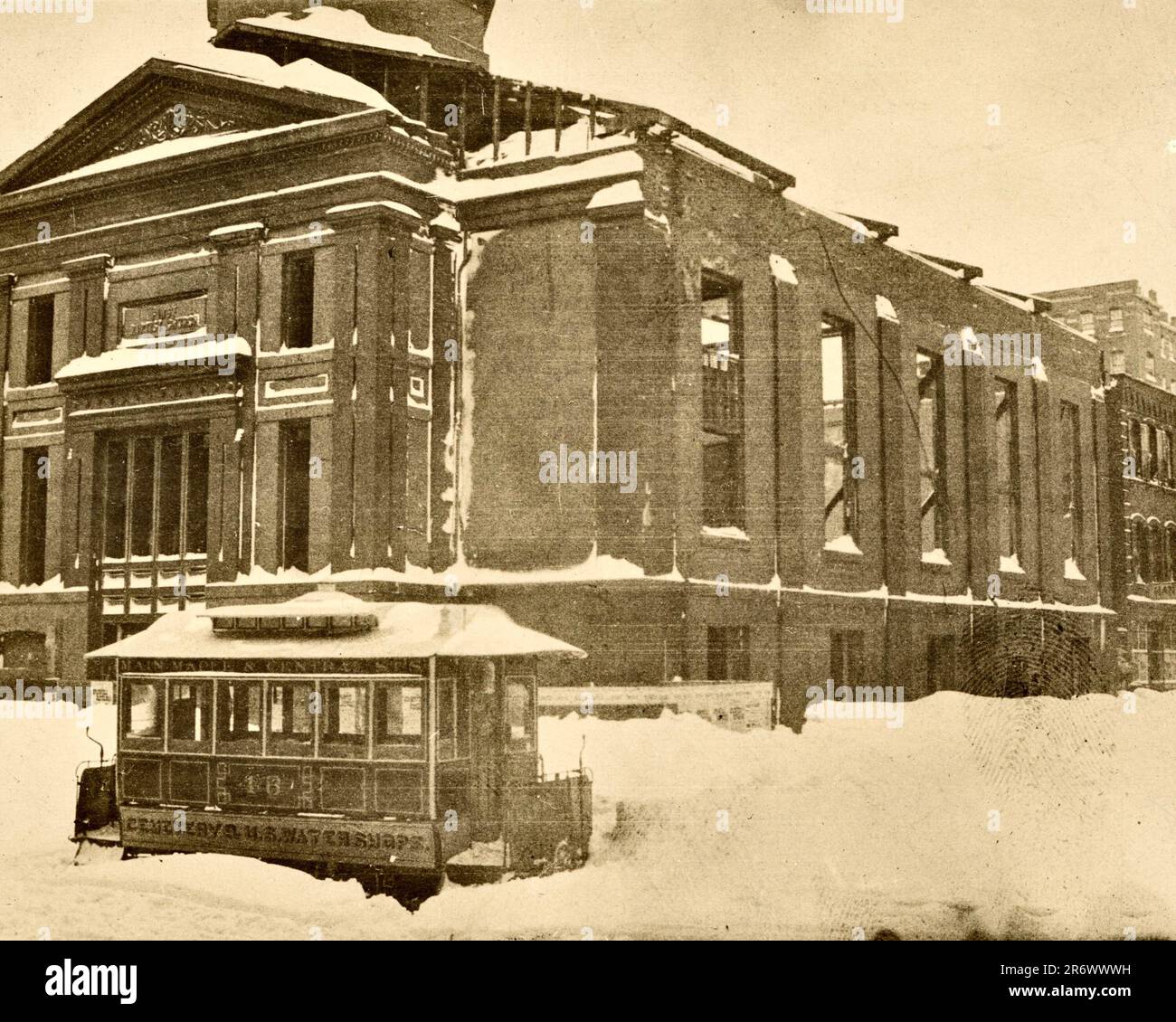 The great snow blizzard of 88 hi-res stock photography and images - Alamy