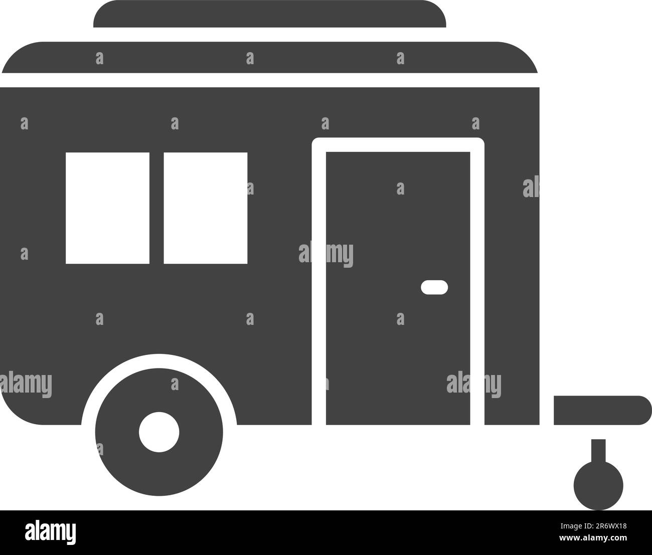 Caravan icon vector image Stock Vector Image & Art - Alamy