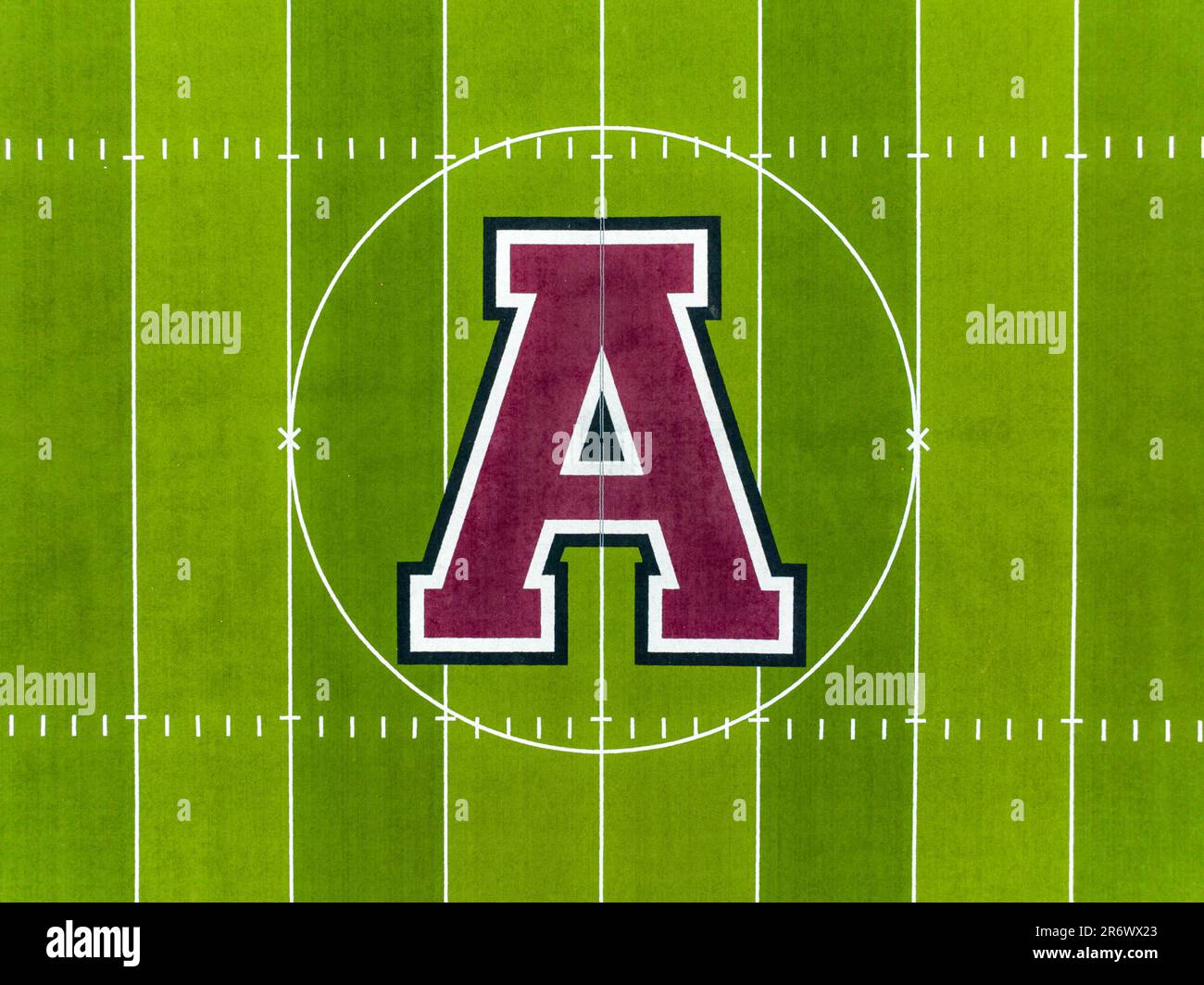 Lorem Ipsum or Freshman Font Letter A on an alternating color synthetic ...