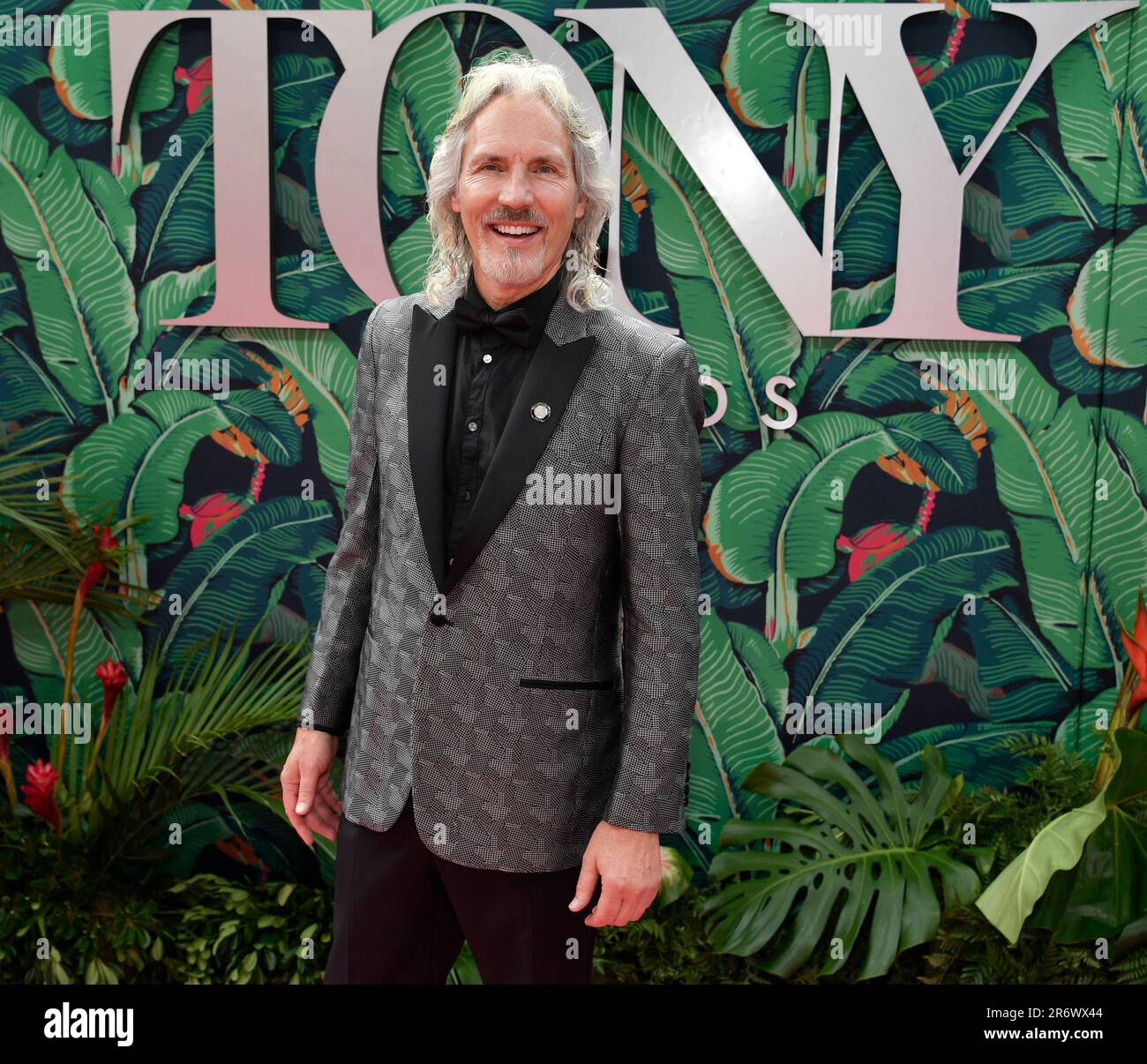Corey Brunish arrives at the 76th annual Tony Awards on Sunday, June 11 ...
