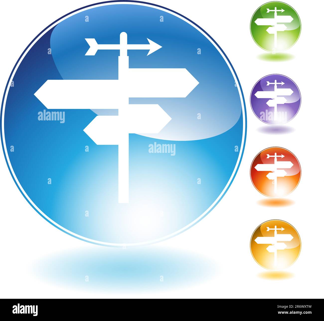 Weather vane isolated on Stock Vector Images - Alamy