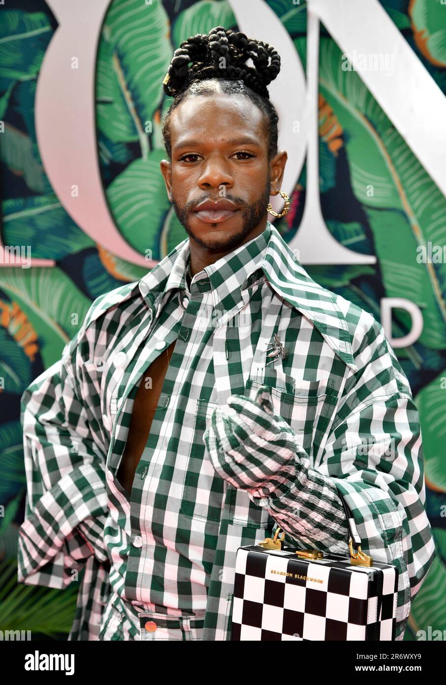 Antwayn Hopper arrives at the 76th annual Tony Awards on Sunday, June ...