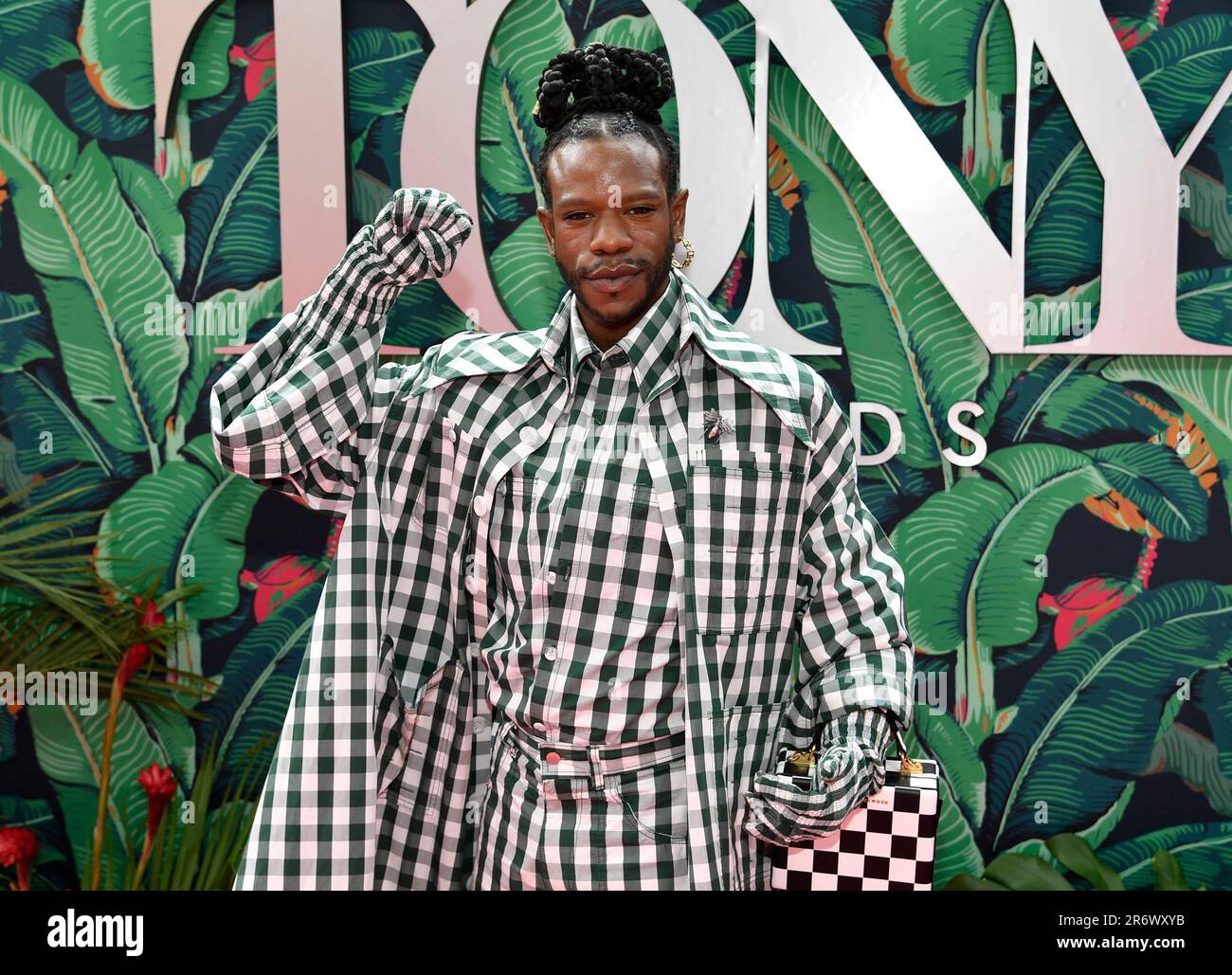 Antwayn Hopper arrives at the 76th annual Tony Awards on Sunday, June ...