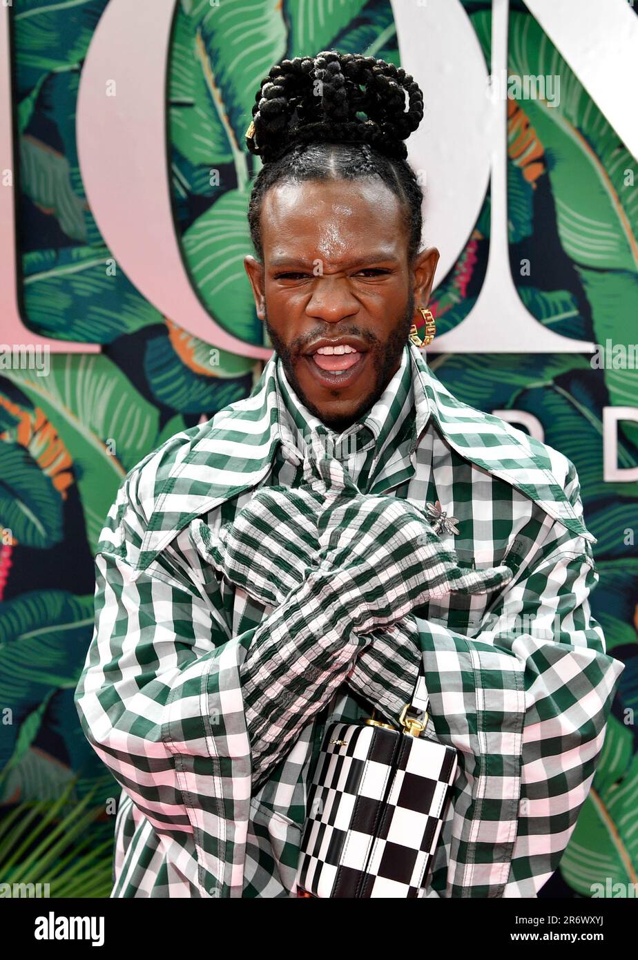 Antwayn Hopper arrives at the 76th annual Tony Awards on Sunday, June ...