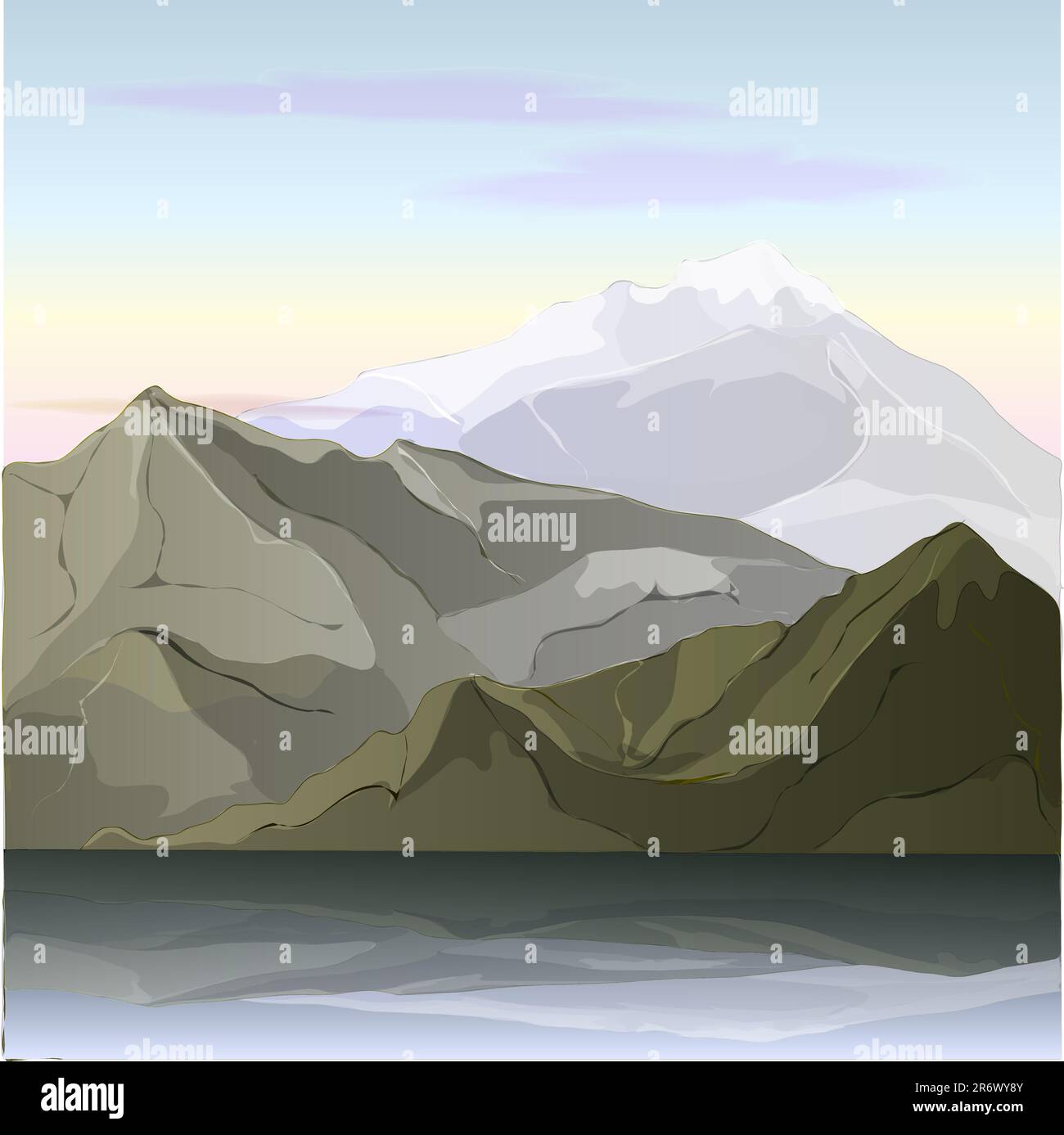 Sunrise cold Stock Vector Images - Alamy
