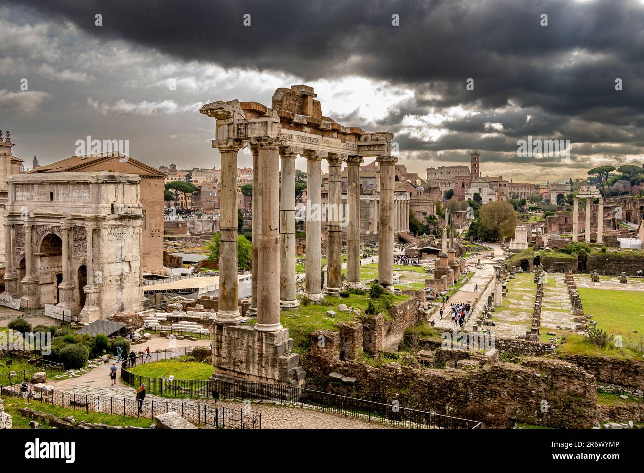 The Roman Forum in the historic centre of Rome is a UNESCO World ...