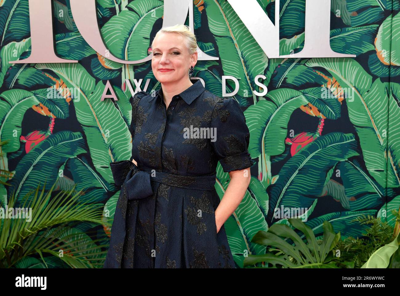 Natasha Chivers arrives at the 76th annual Tony Awards on Sunday, June ...