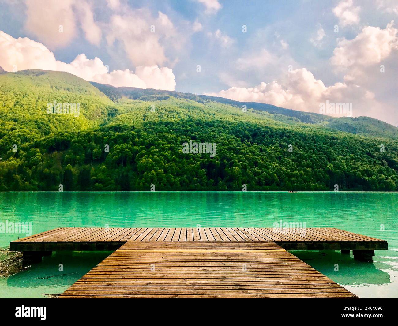 Italian lake of barcis hi-res stock photography and images - Alamy