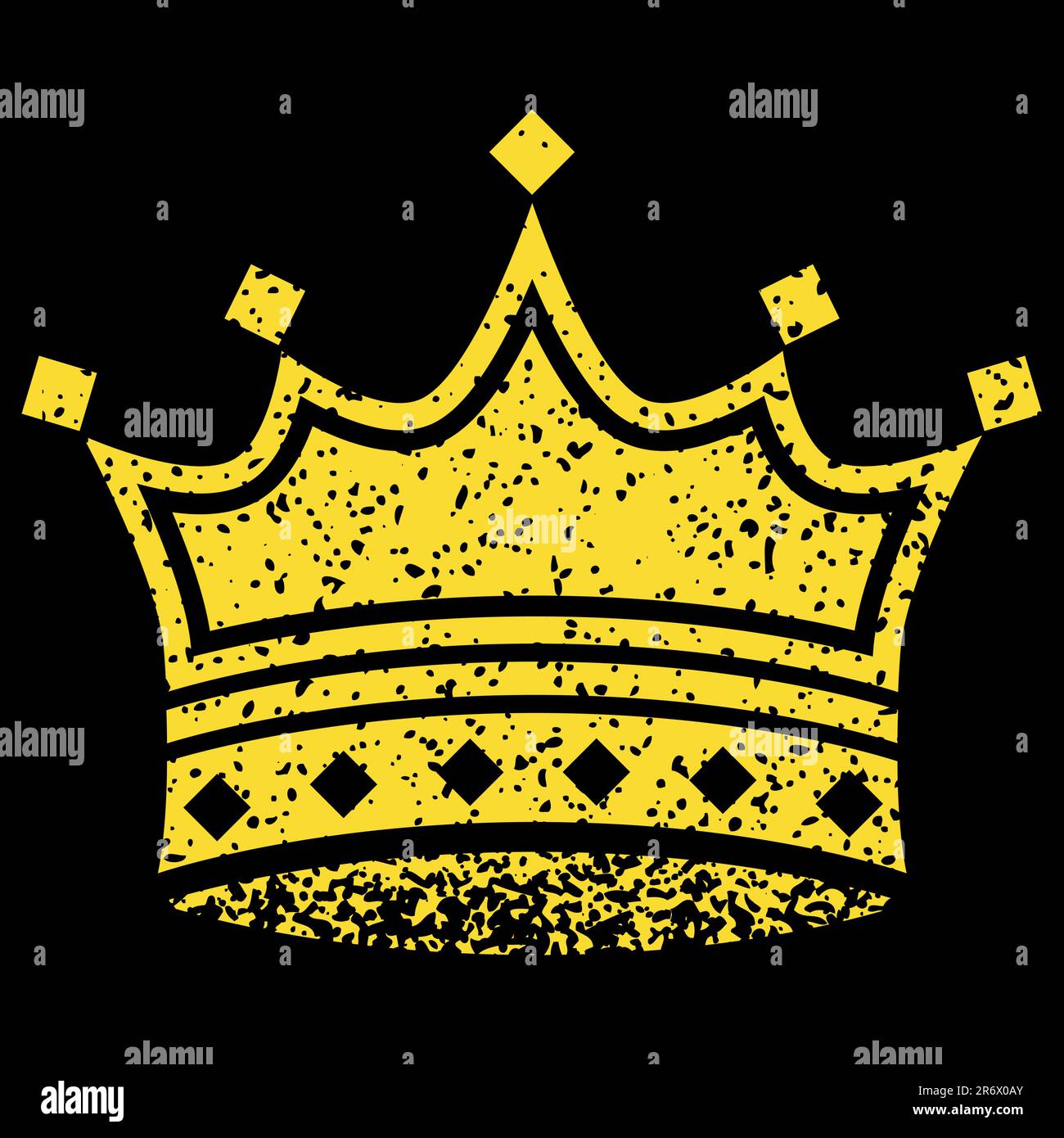 A yellow crown Stock Vector Images - Alamy