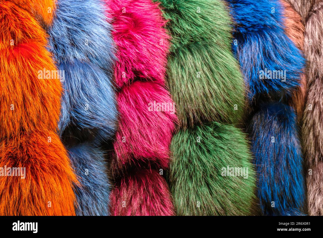 Luxury fur coat very sofly in vintage style Stock Photo - Alamy