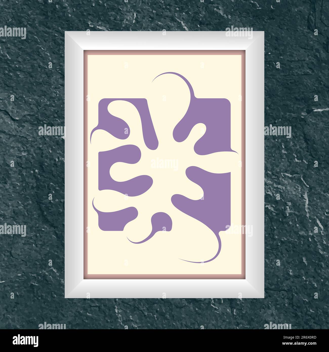 Layout of an abstract painting. Template for print, banner, poster and ...