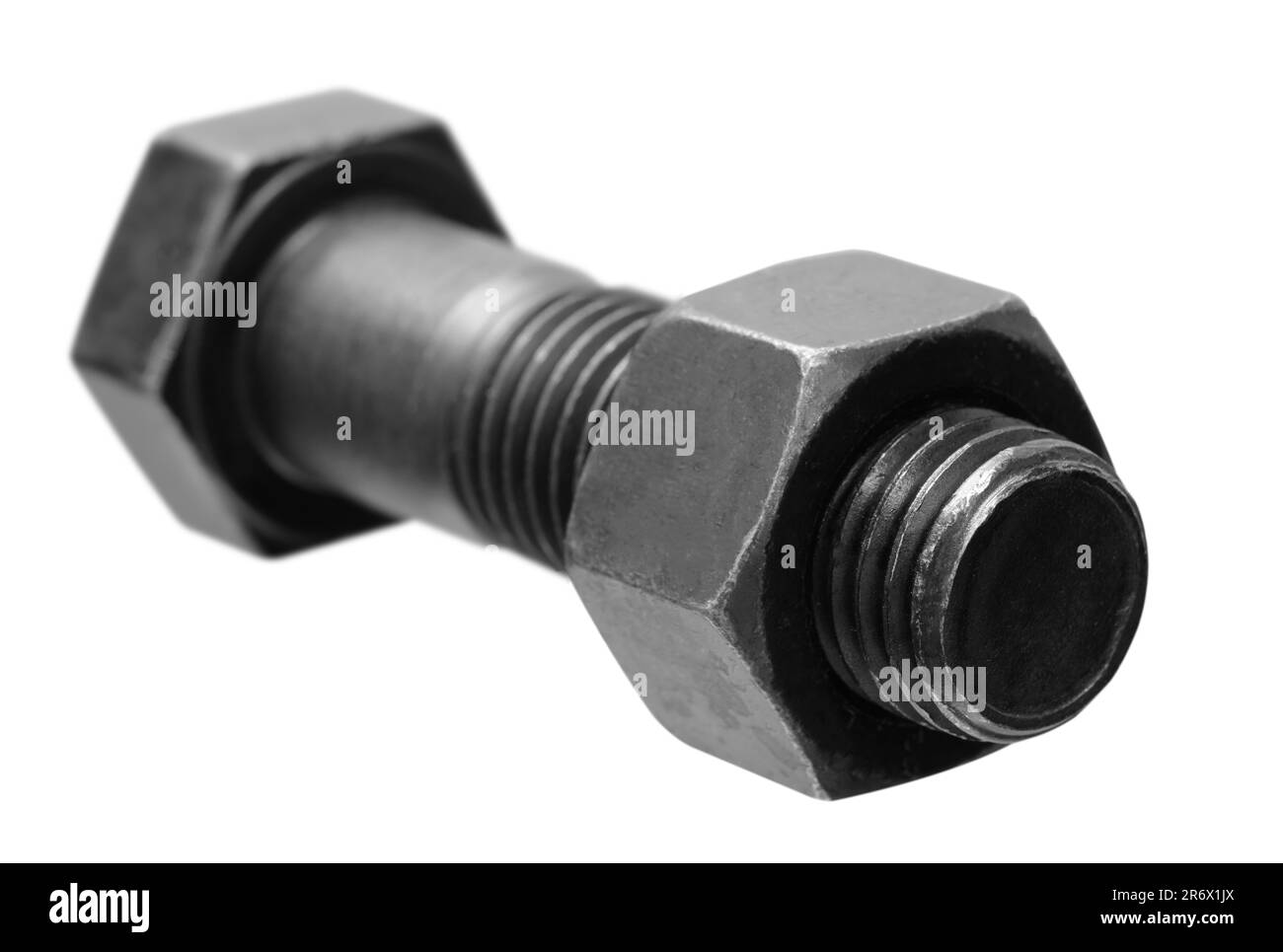 bolts and nut on white Stock Photo - Alamy